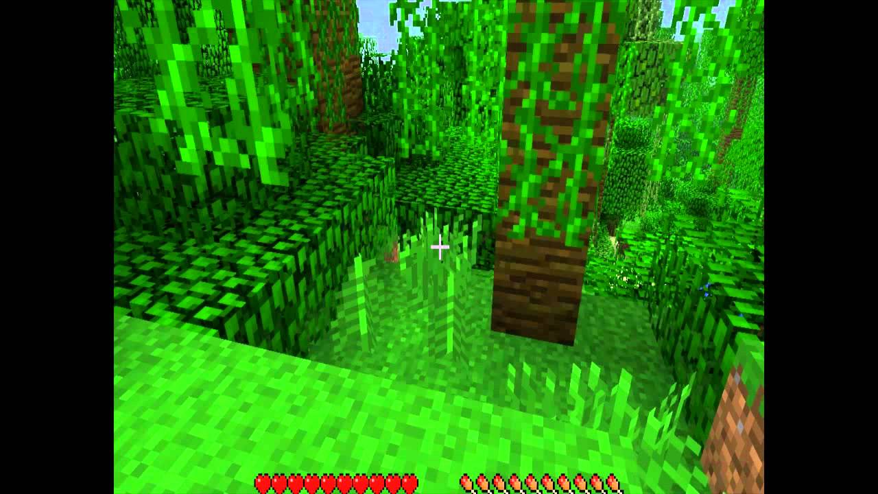 Minecraft-Liana bug - YouTube