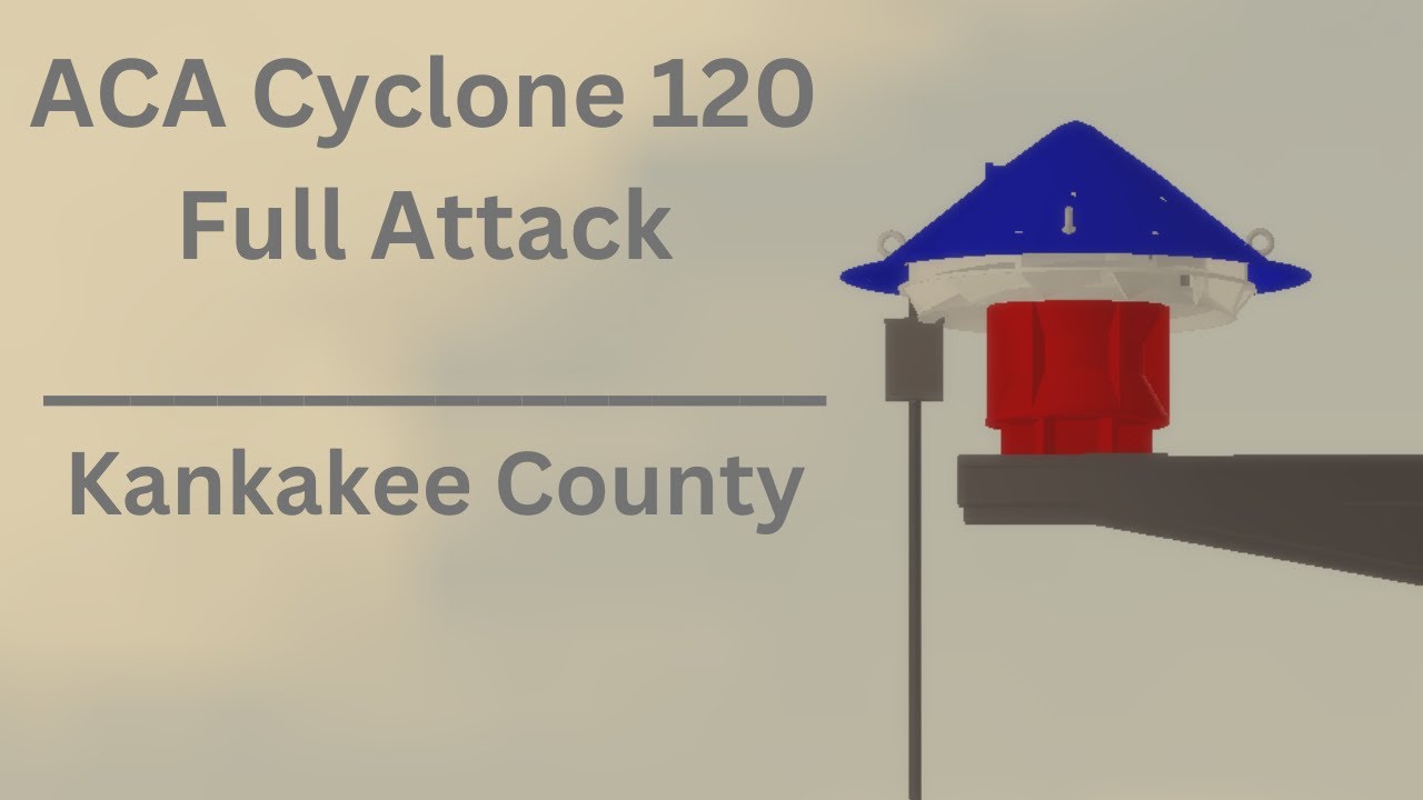 Kankakee County | ACA Cyclone 120 | Full Attack - YouTube
