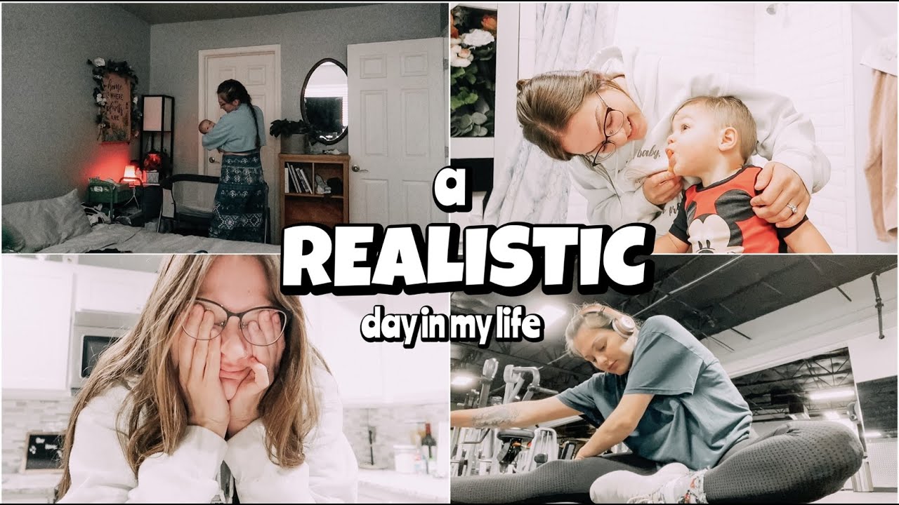 a realistic day in my life *mom of two* | Alexia Scheetz - YouTube