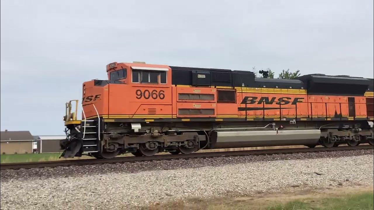 4-20-2024 BNSF 9066 Leads H-MEMGAL with Forward facing K5HL on 420 🌱 day - YouTube