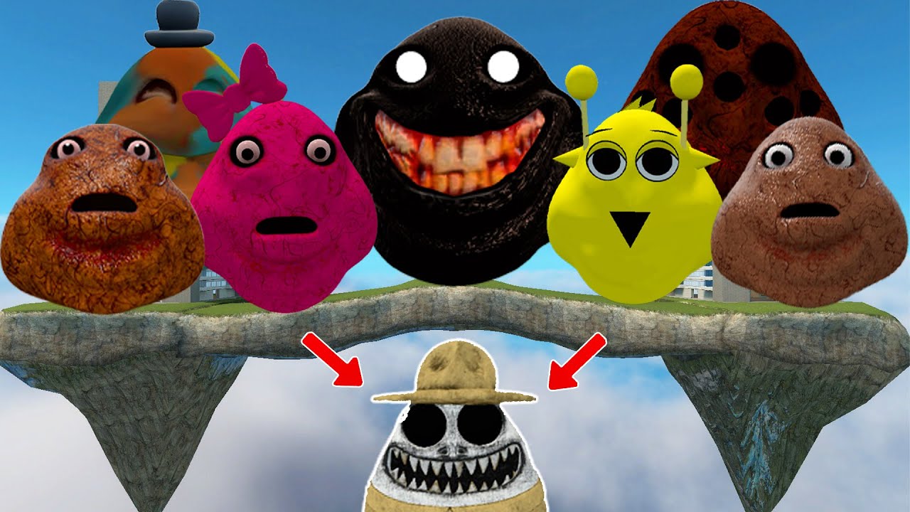 SPARTAN KICKING POU BOU FAMILY FROM BOU'S REVENGE Of POU and SCARY PINK ...