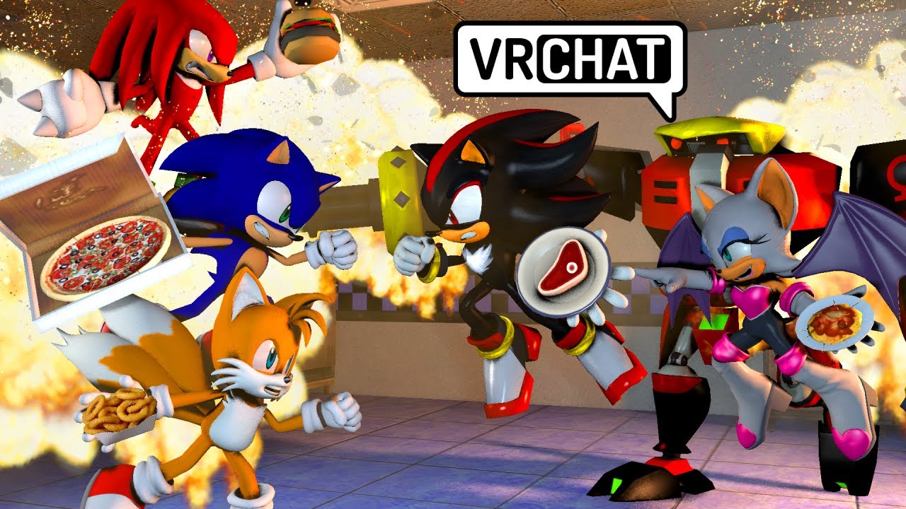 TEAM SONIC VS TEAM DARK MOBUIS KITCHEN COOK OUTS! EPISODE 1 IN VR CHAT ...
