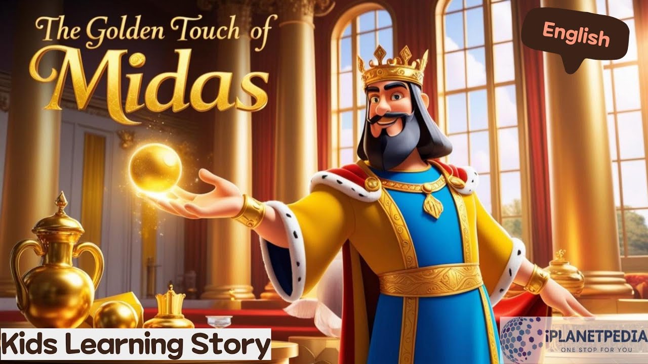 The Golden Touch Of Midas | A Timeless Tale | Kids Learning Story | Bed ...
