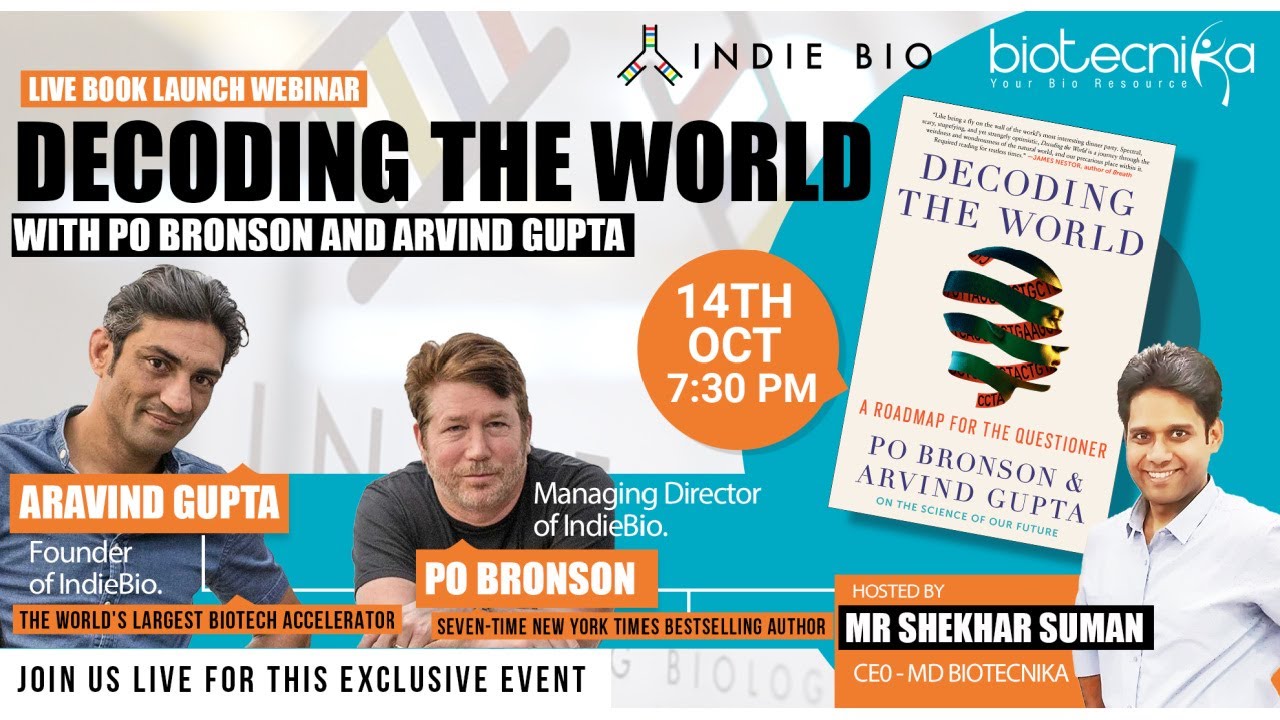 DECODING THE WORLD With PO Bronson & Arvind Gupta - Meet the Authors - YouTube