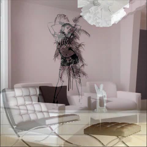 wall sticker painting templates sticker-stencil.co.uk - YouTube