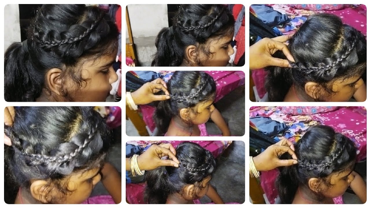 New beautiful hair style for short hair ️ ️ - YouTube