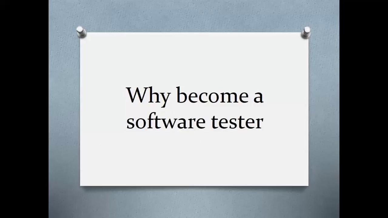 5 Why become a software tester - YouTube