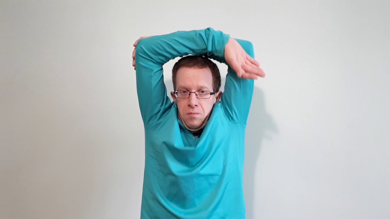 Dilbis ant dilbio, rankų kėlimas virš gavos@Kineziterapijosprogramos.lt ...