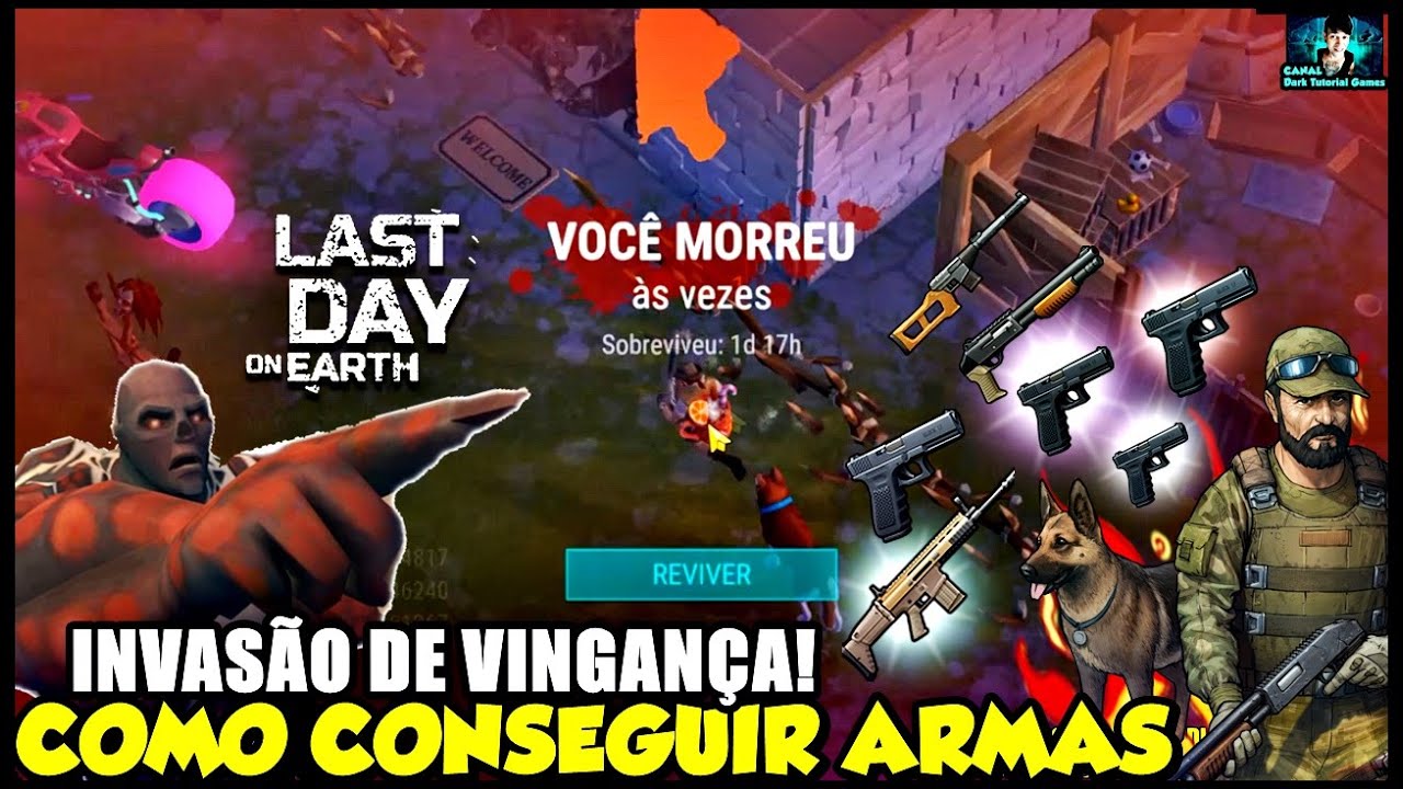 POUCOS BAÚS E MUITAS ARMAS! INVASÃO BASE Player9231 👁 BUG DA MORTE Last Day On Earth - YouTube