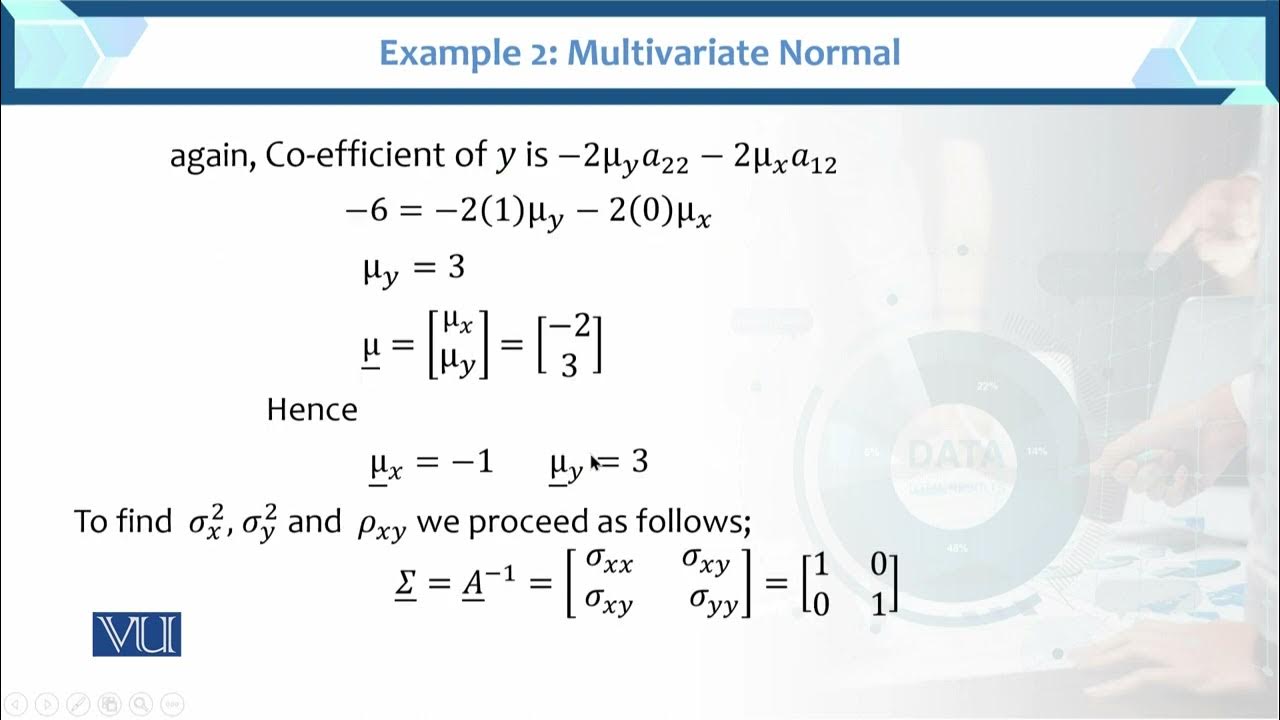 Example 2: Multivariate Normal | Multivariate Analysis | STA633 ...
