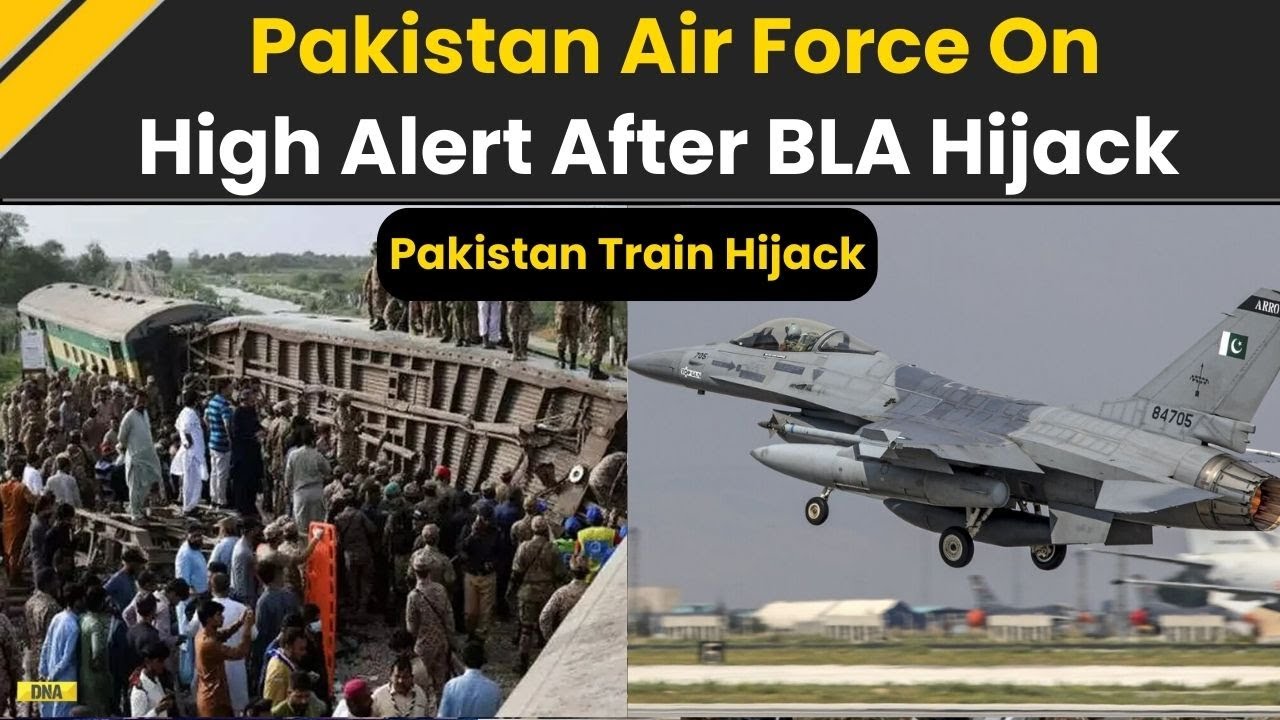 Pakistan Train Hijack: F-16 Aircraft On High Alert After Train Hijack ...