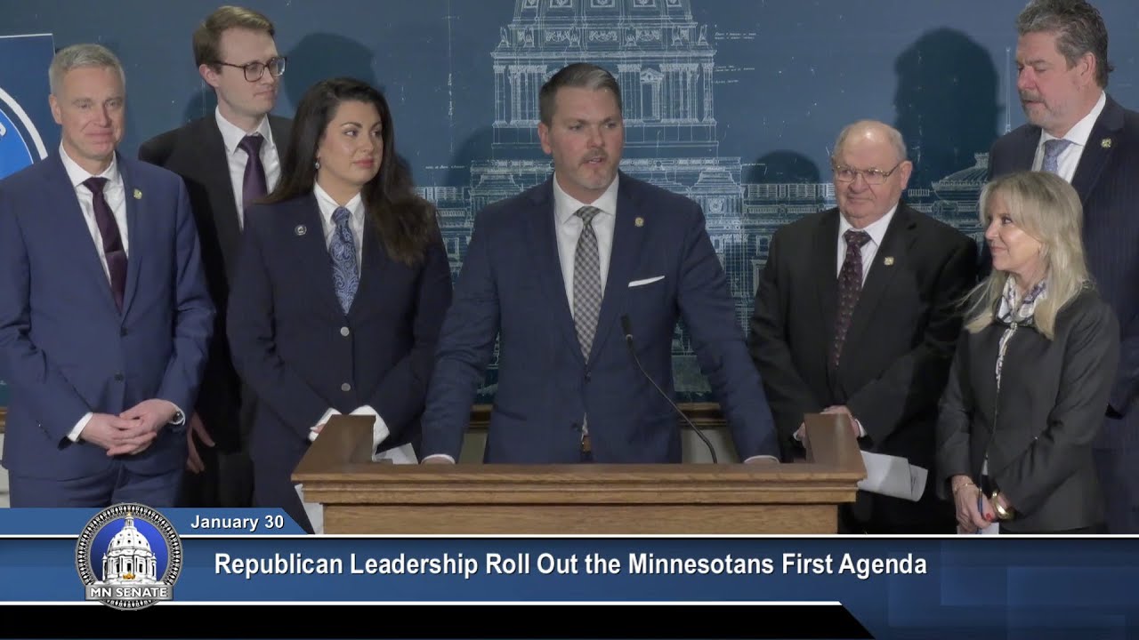 Press Conference: Republican Leadership Roll Out the Minnesotans First ...