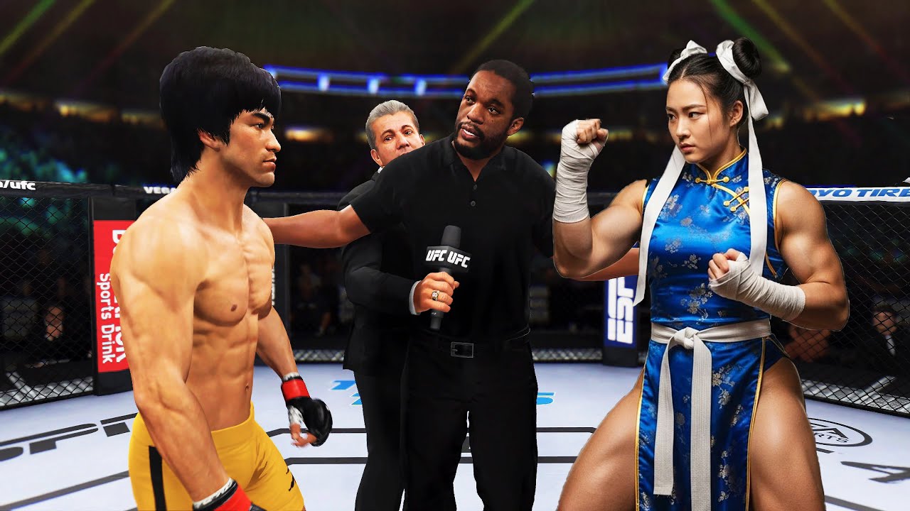UFC 4 | Bruce Lee vs. Princess Muay-Thai | EA Sports UFC 4 - YouTube