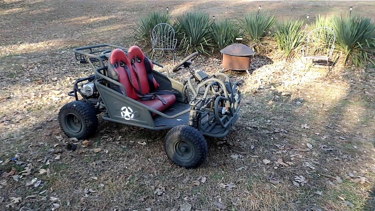 We militarized CarsandCameras pugly ! Go-Kart Adventures ! - YouTube
