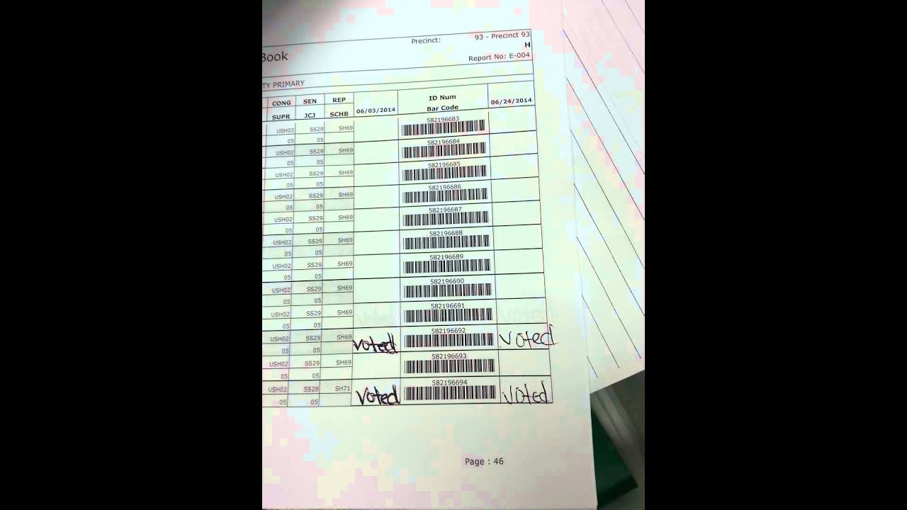 Voting Irregularities discovered in Poll Books for US Senate race - YouTube