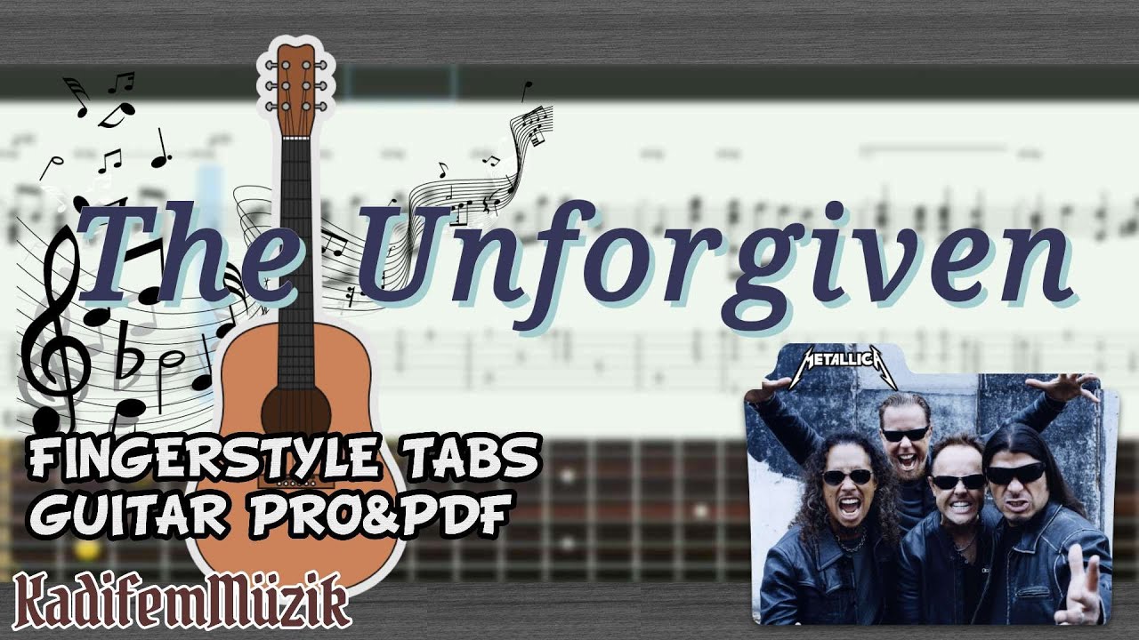 Metallica-The Unforgiven (short version) Easy Fingerstyle Guitar ...
