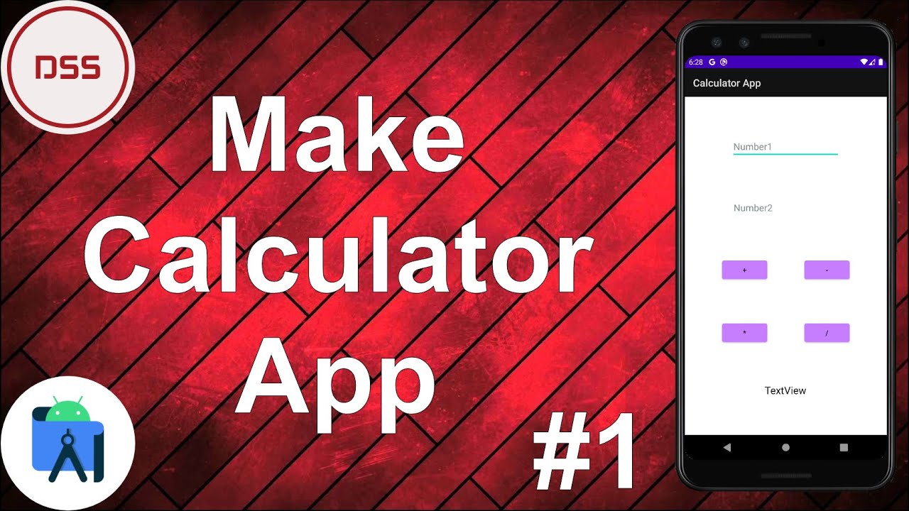 How to Make a Calculator App in Android Studio #1 | Android Proqramlama ...