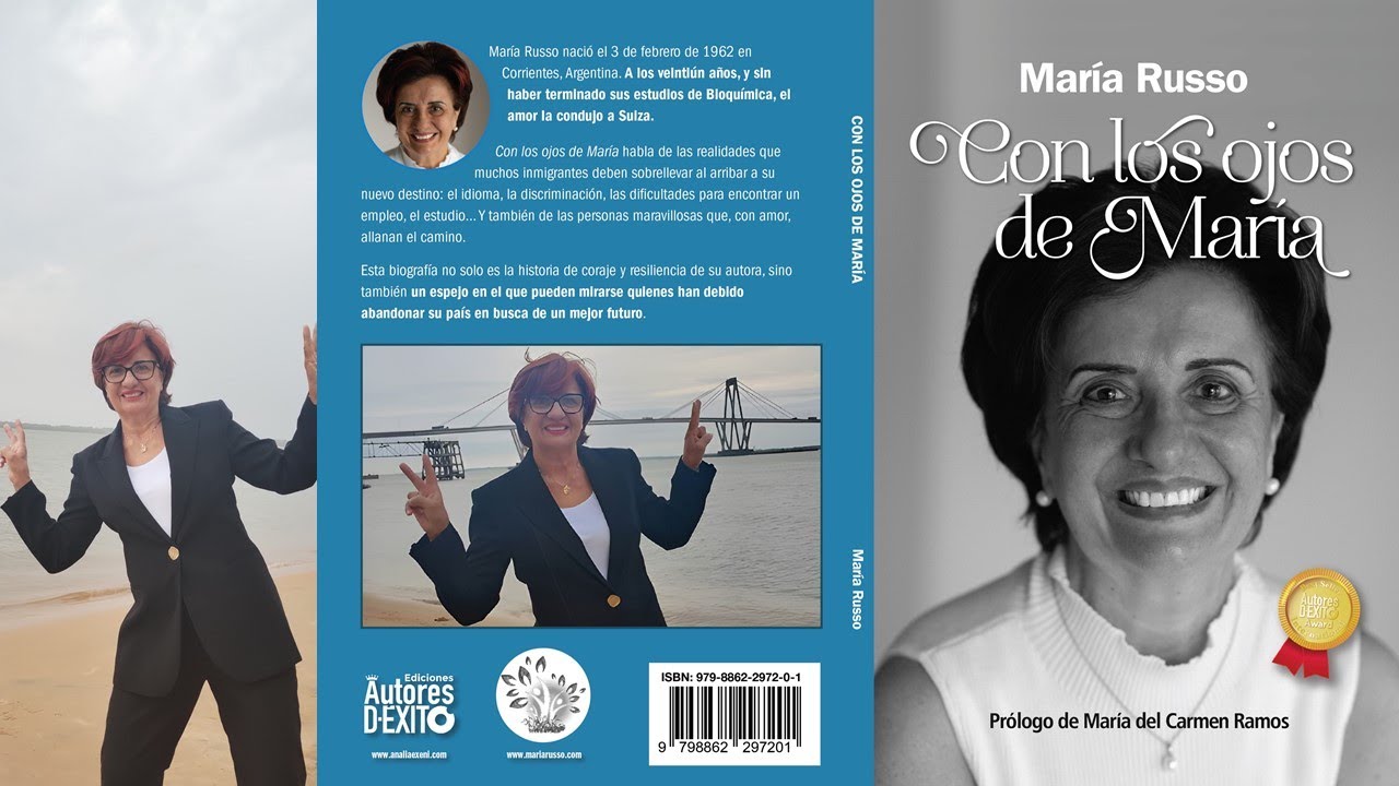 CON LOS OJOS DE MARÍA. Libro Best Seller de María Russo. - YouTube