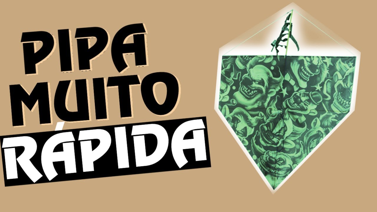 Pipa Carrapeta de 50cm PODEROSA | Dicas e Medidas | Escola para ...