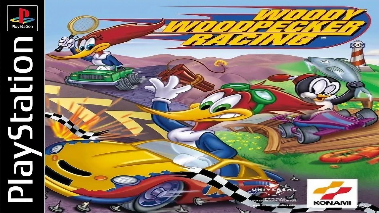 Woody Woodpecker Racing PS1 en PKG para PS3 HEN - YouTube