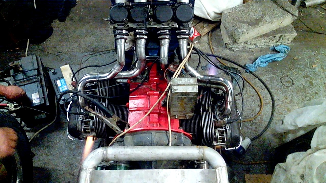 Vw,1200 beetle with a 1400 big bore with Honda CBR carbs,stainless ...