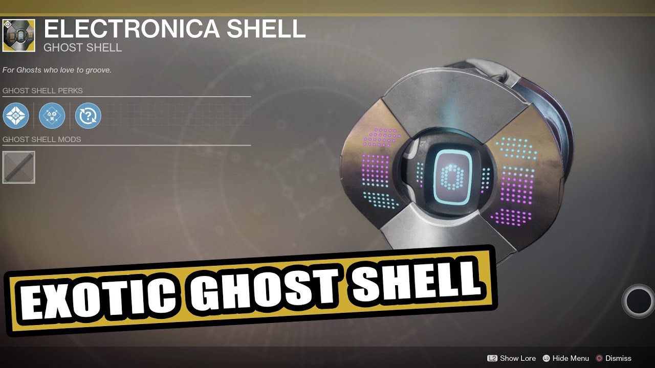 Destiny 2 || Curse of Osiris || Exotic Ghost Shell || Electronica Shell ...