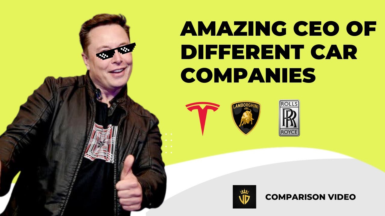CEO of different car companies Guide For Everyone | Amazing CEO of ...