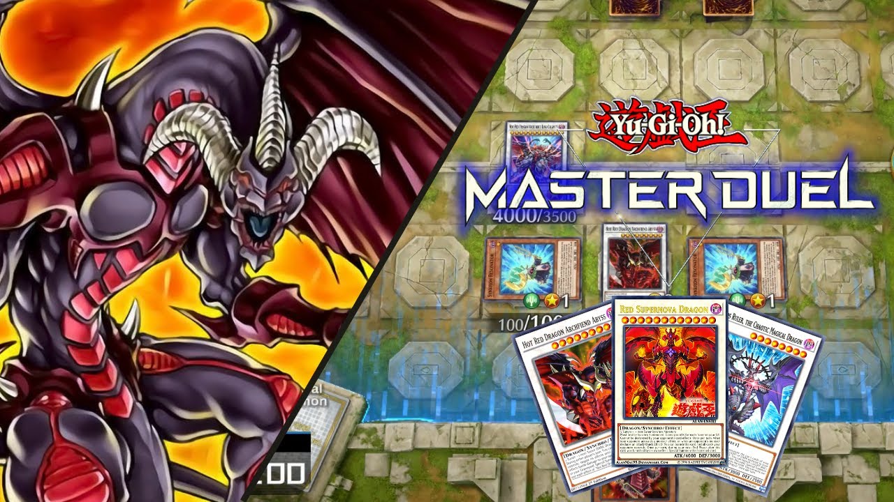 RED DRAGON ARCHFIEND DECK GAMEPLAY - YU-GI-OH! MASTER DUEL - YouTube
