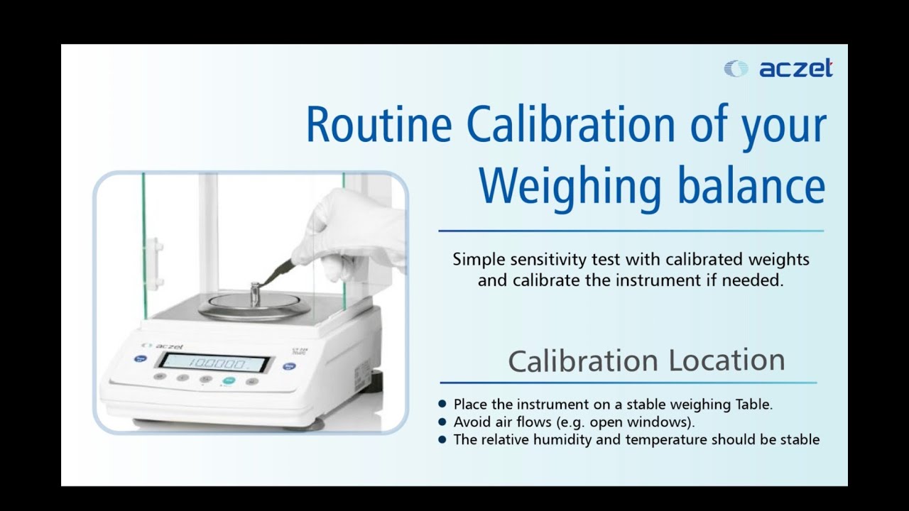 precision routine External Internal calibration - YouTube