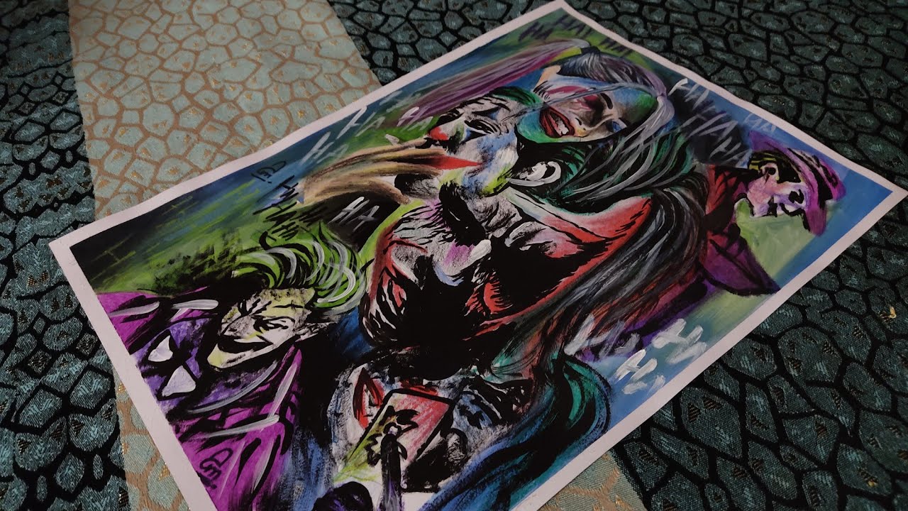 Joker - verse | Painting | Timelapse - YouTube