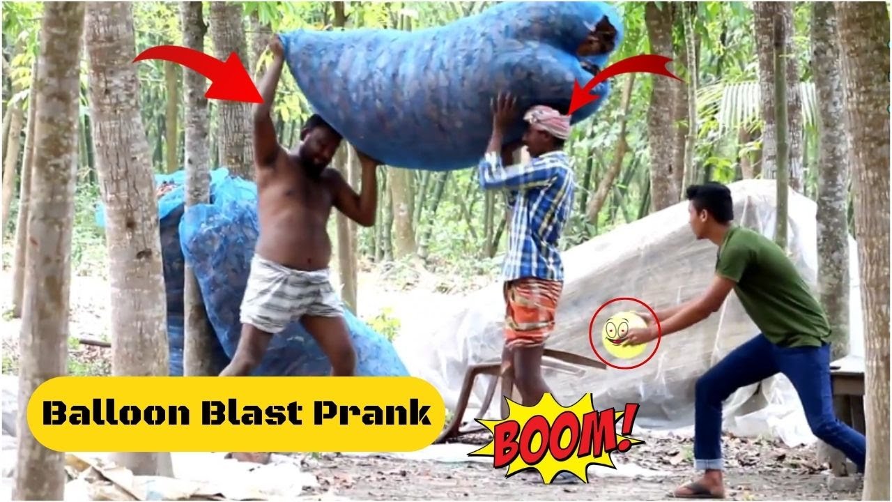 Popping Balloon Blast. PRANK | Viral Popping Balloons Prank | What A ...