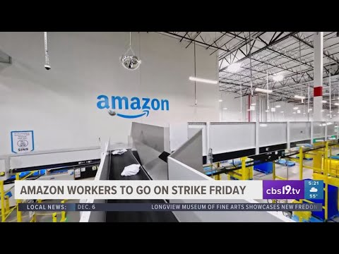 Amazon workers plan to go on strike for Black Friday - YouTube