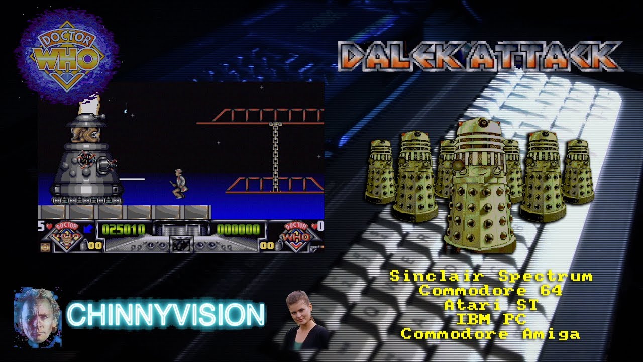 ChinnyVision - Ep 327 - Dalek Attack - Spectrum, C64, ST, PC and Amiga - YouTube