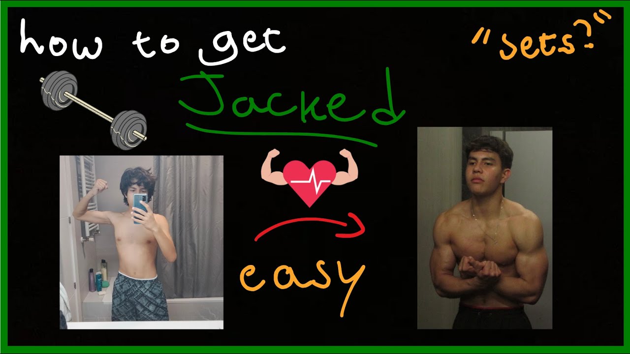 getting jacked is easy, actually (+training routine) - YouTube