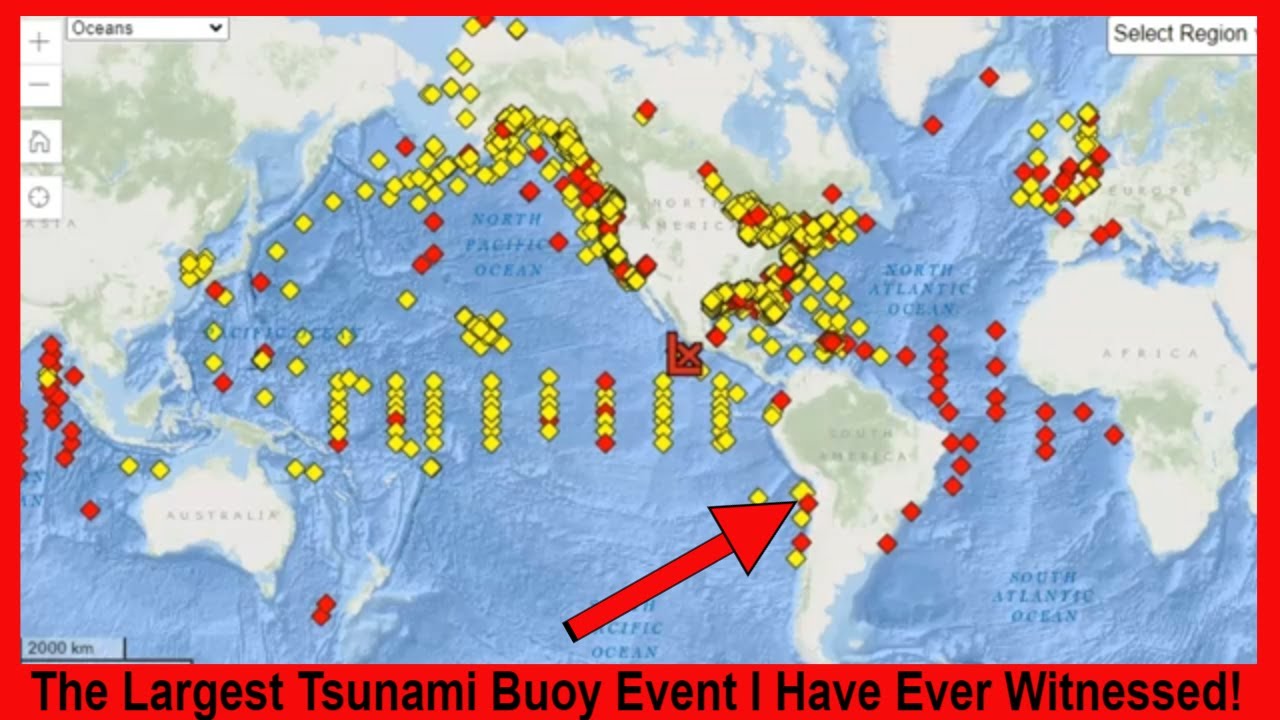 The Largest Tsunami Buoy Event I Have Ever Witnessed! - YouTube
