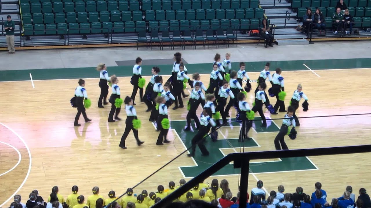 Atomic Pom - Encore Performance; Mid American Pom Collegiate Champ 2013 - YouTube