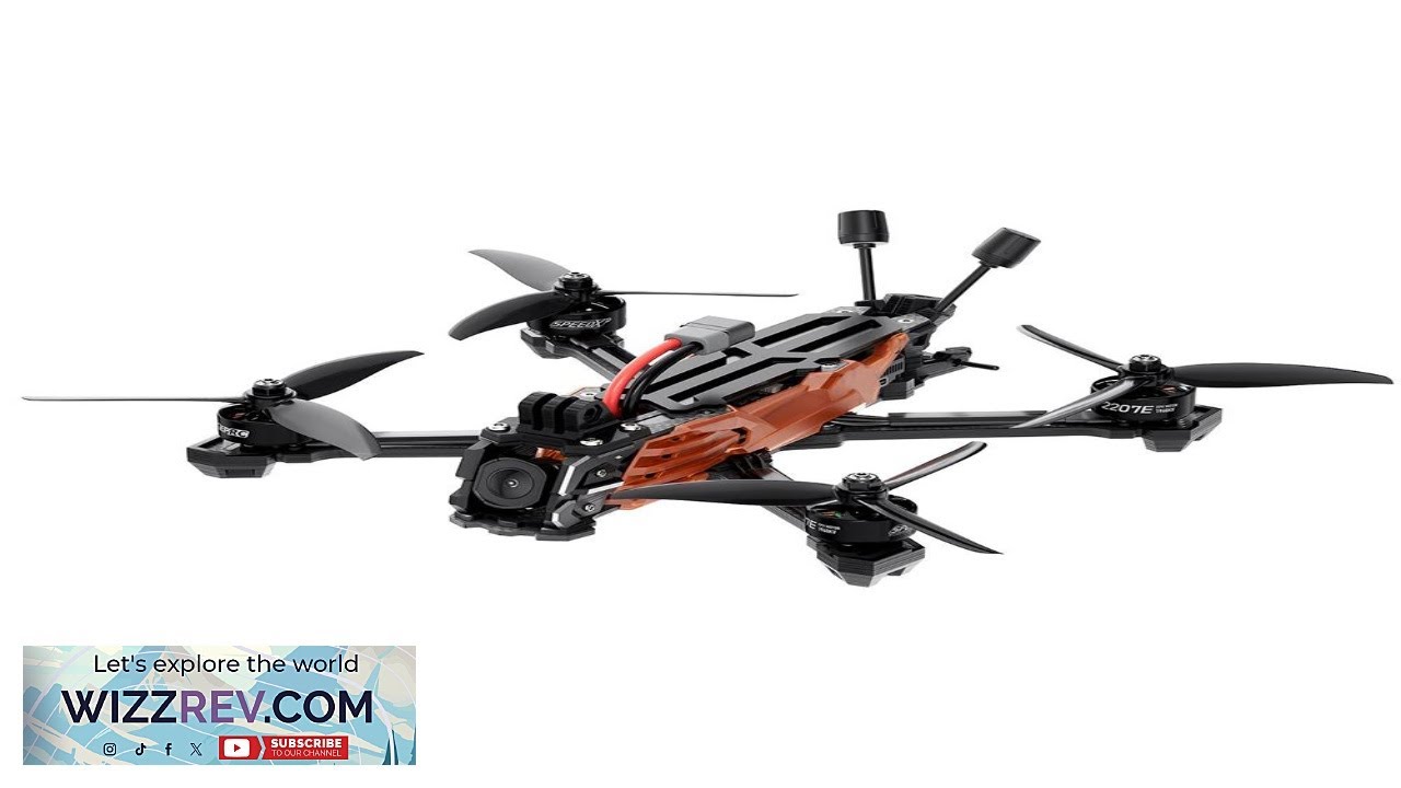 GEPRC Vapor X5 O4 Pro 230mm 5 Inch 6S GPS Freestyle RC Review - YouTube