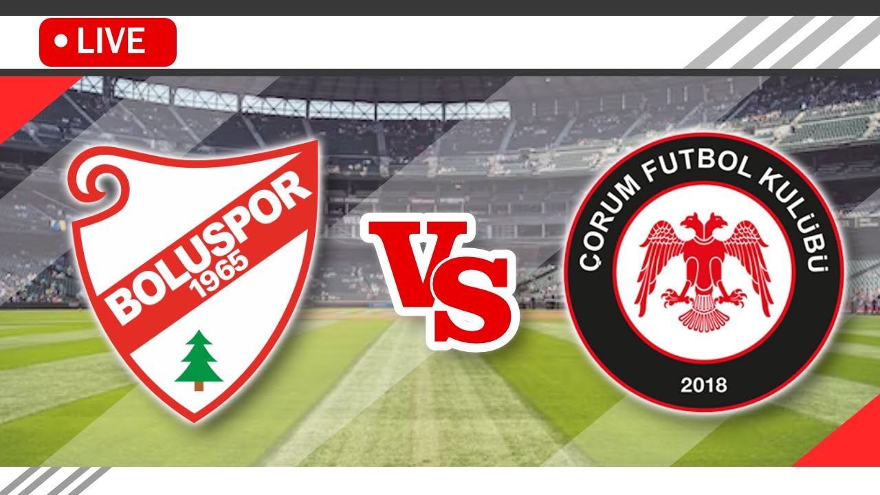 🔴 Corum Belediyespor vs Boluspor LIVE Match Score Streaming Full HD ...