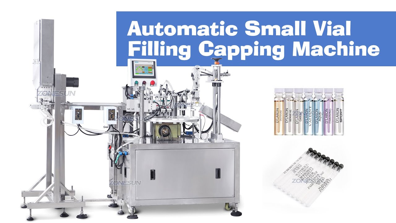 How To Adjust ZS AFC17 Automatic Small Vial Filling Capping Machine ...