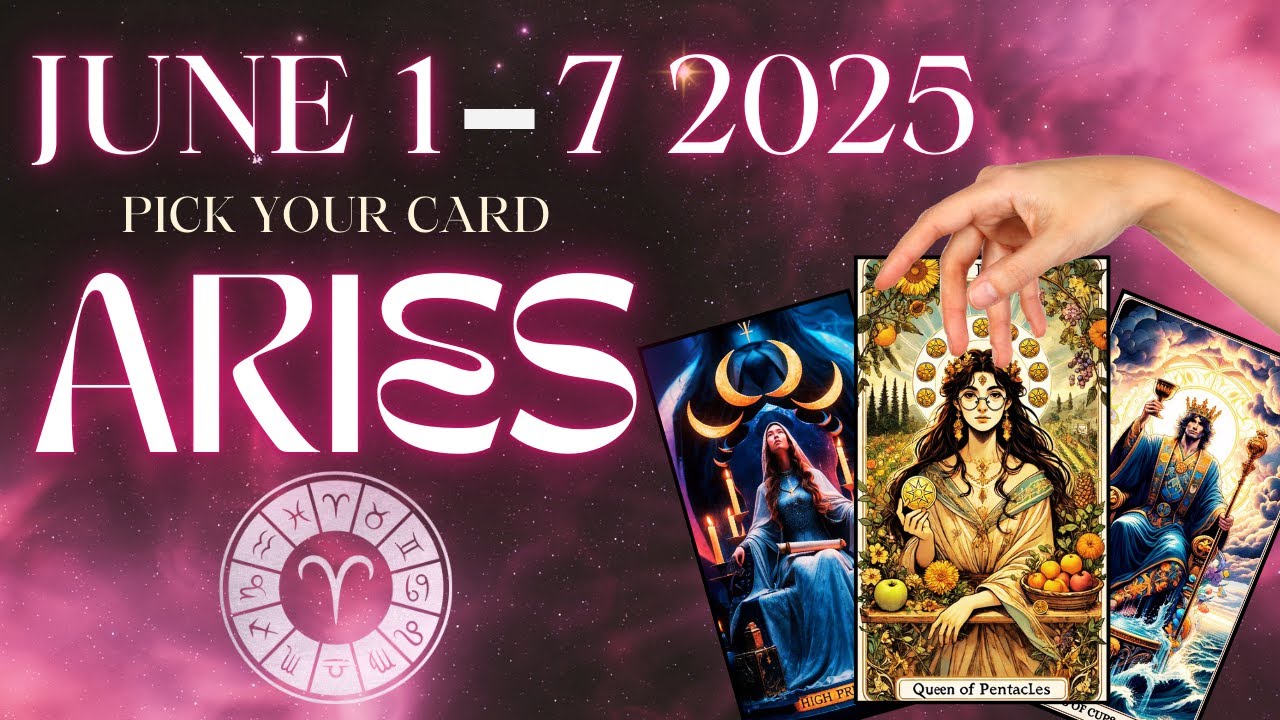 ♈ARIES! [JUNE1-7/2025]😲CLOSURE DAW SABI NG CARD!🃏 #tarot #astrology #zodiac #tarotreading #aries ...