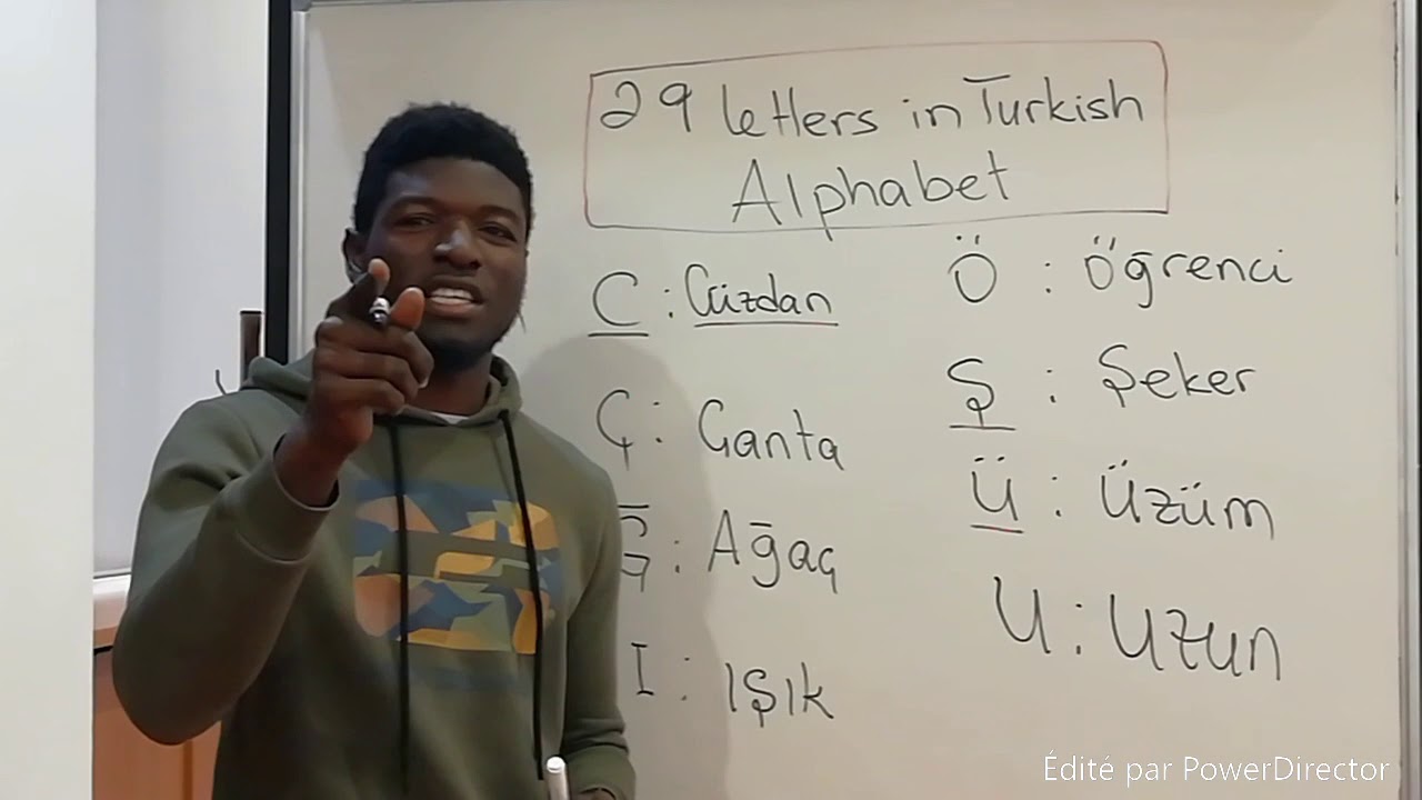 TURKISH ALPHABET ALPHABET TURC - YouTube
