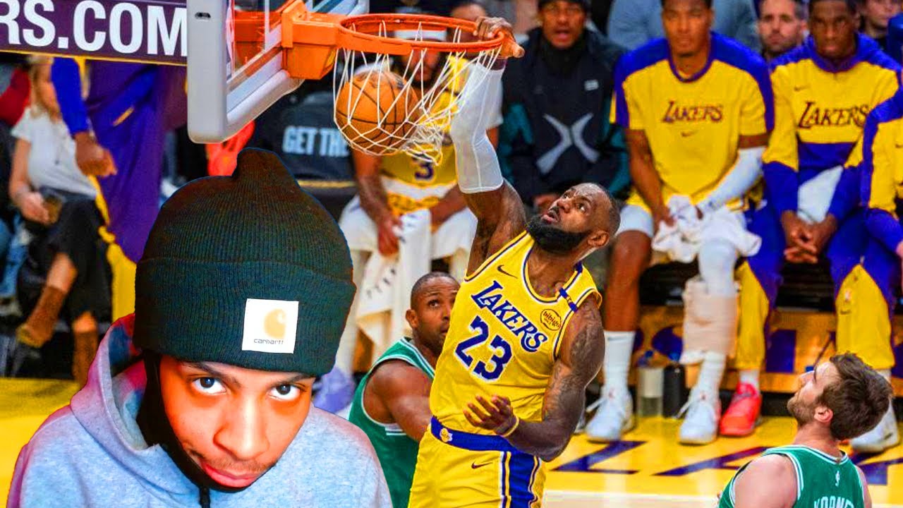 LAKERS HATER REACTS TO CELTICS at LAKERS GAME | January 23, 2025 - YouTube