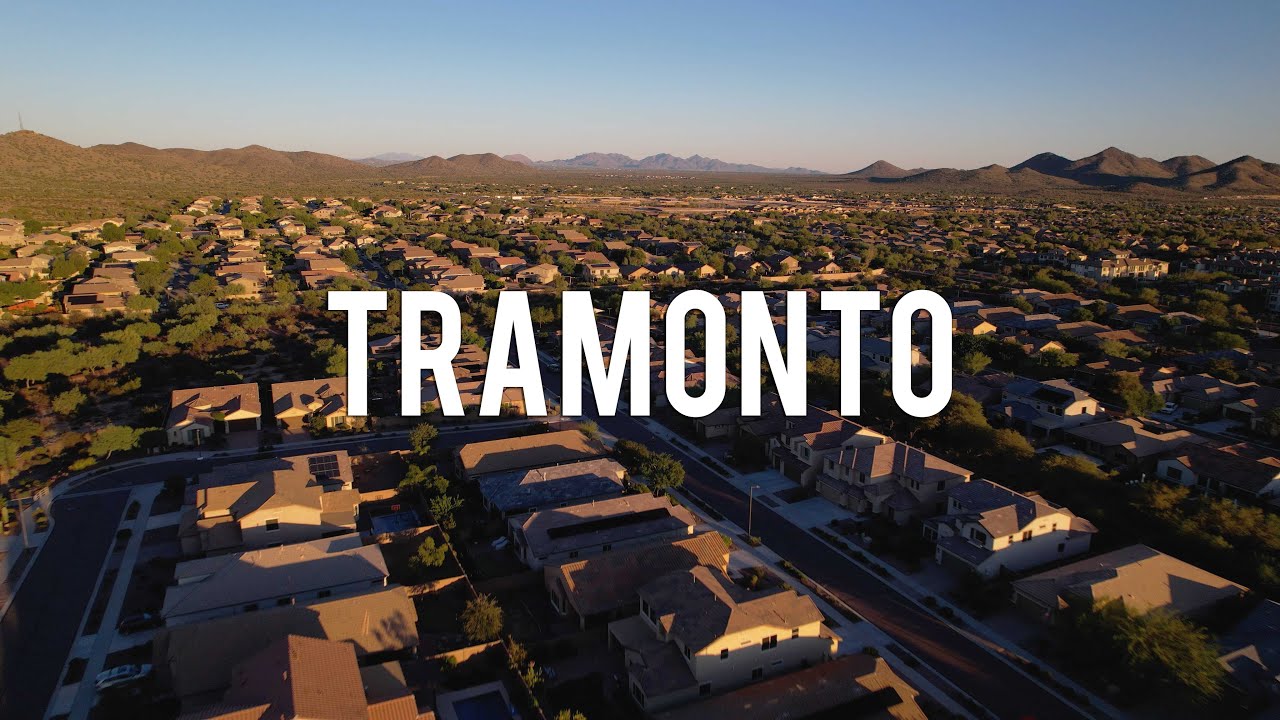 Relaxing 4k Drone Footage of Tramonto in North Phoenix, AZ - YouTube