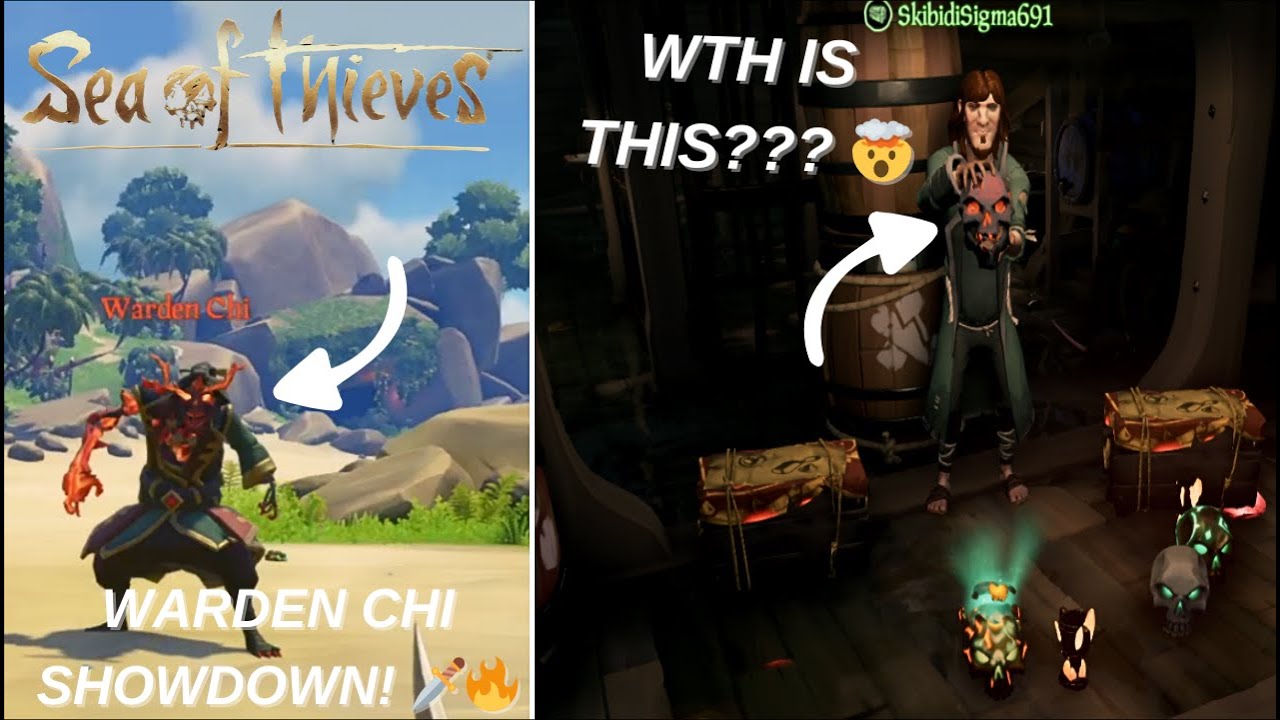 SEA OF THIEVES: WARDEN CHI INSANE BATTLE! 🗡️🔥 What the Hack?! Epic Loot ...