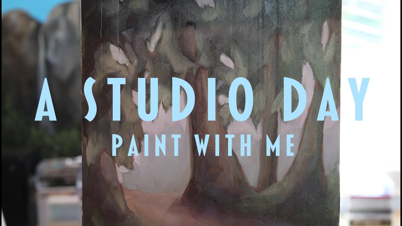 Paint with me in my STUDIO! - YouTube