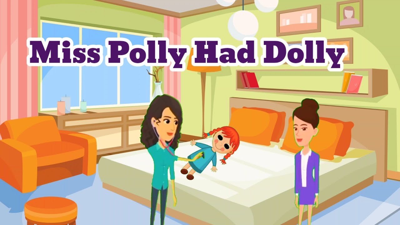 Miss polly had Dolly | Nursery Rhymes and Kids song | CHUNU MUNU KIDS ...