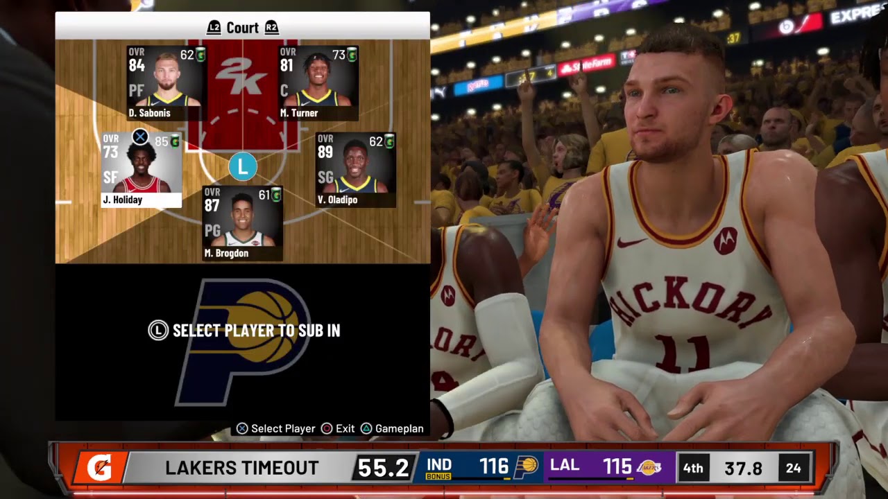 NBA 2K20 nba finals epic game 6 , ot win, 3-3, hof sliders - YouTube