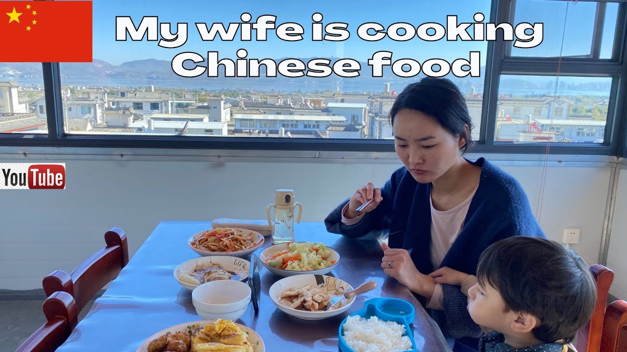 My wife cooking Chinese food || Chinese food recipes || Indian in China ...