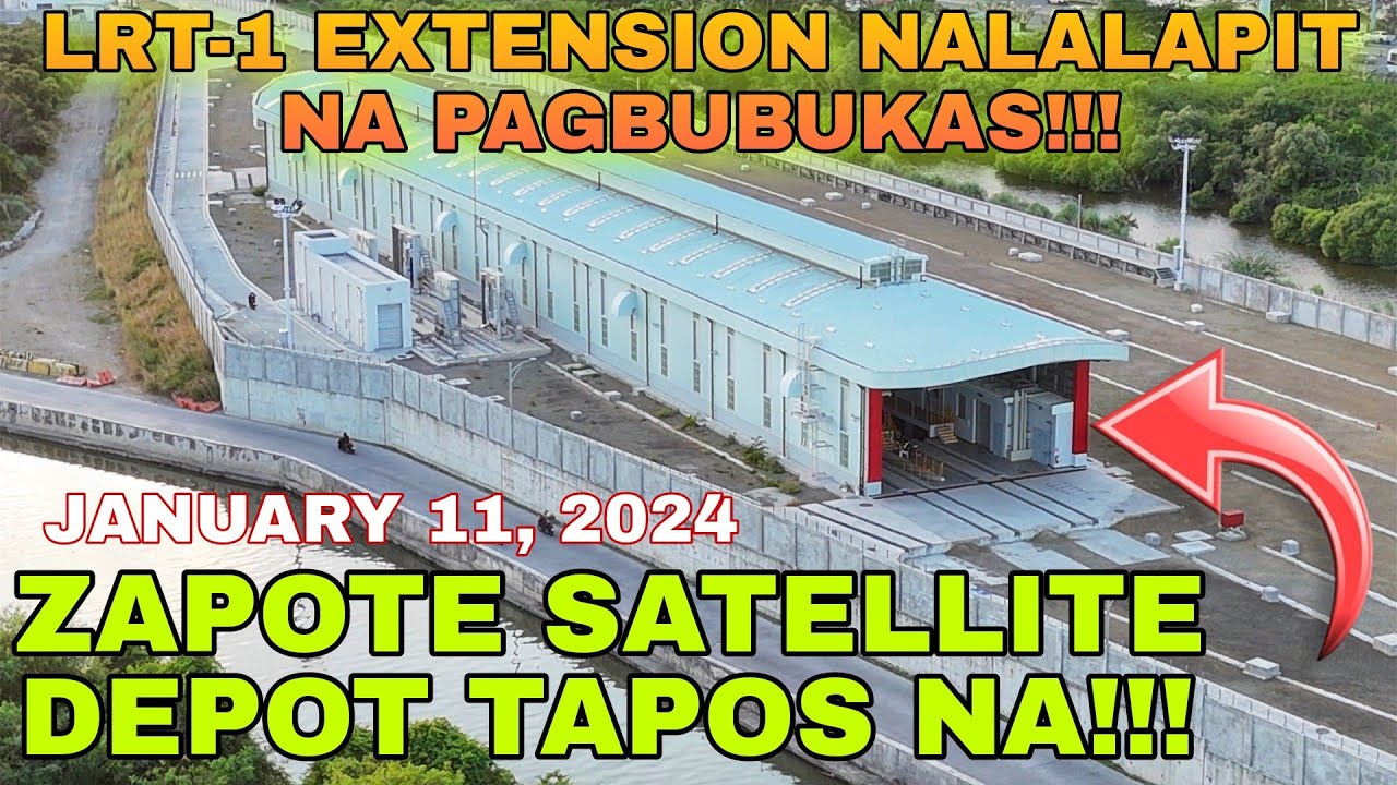 GRABI ZAPOTE SATELLITE DEPOT TAPOS NA! LRT-1 EXTENSION UPDATE - YouTube