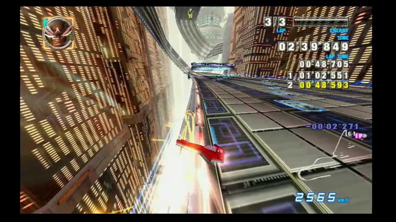 F-ZERO GX: Aeropolis - Dragon Slope - 2'40"118 with King Meteor - YouTube